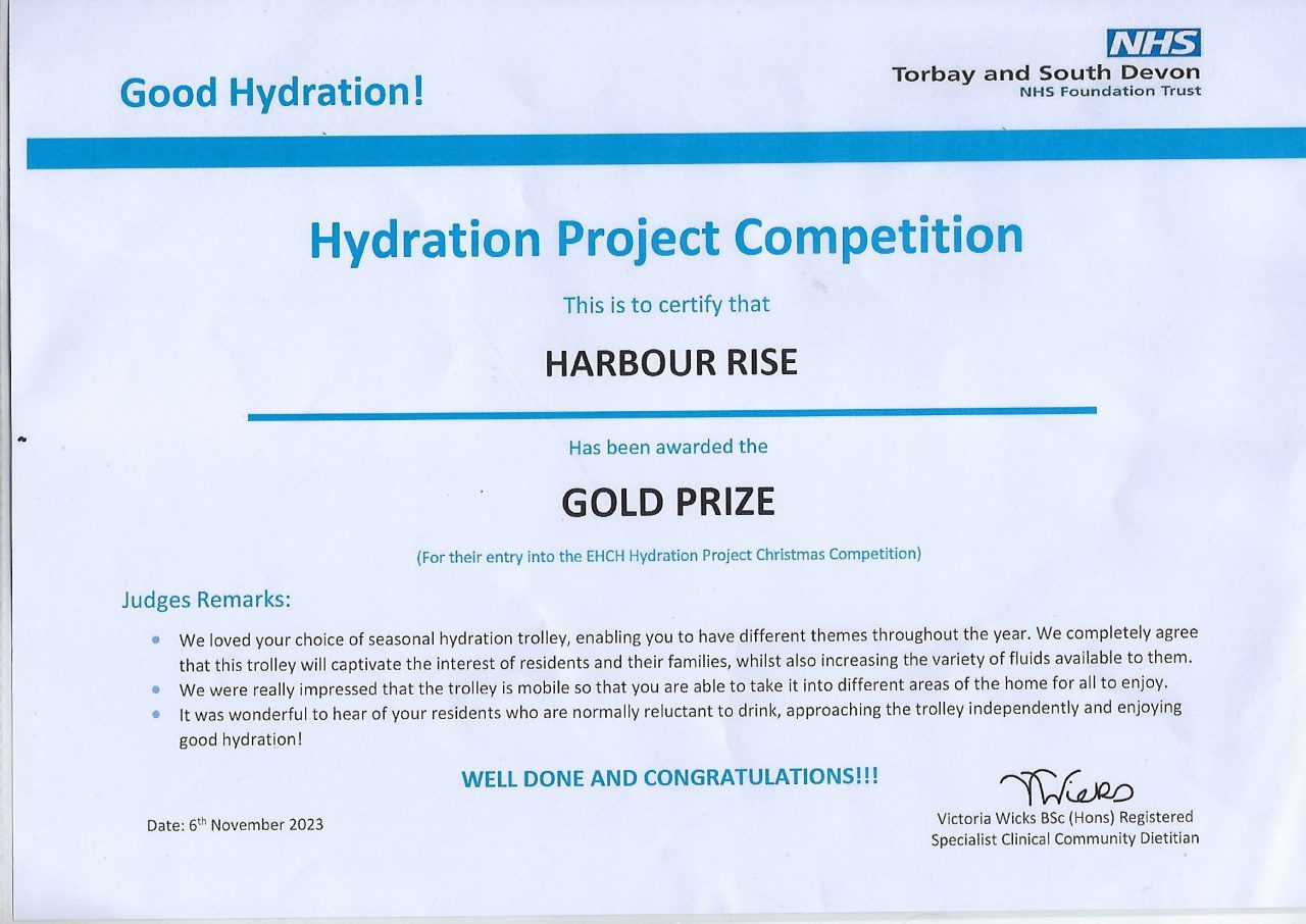 Good Hydration is key! – Harbour Rise